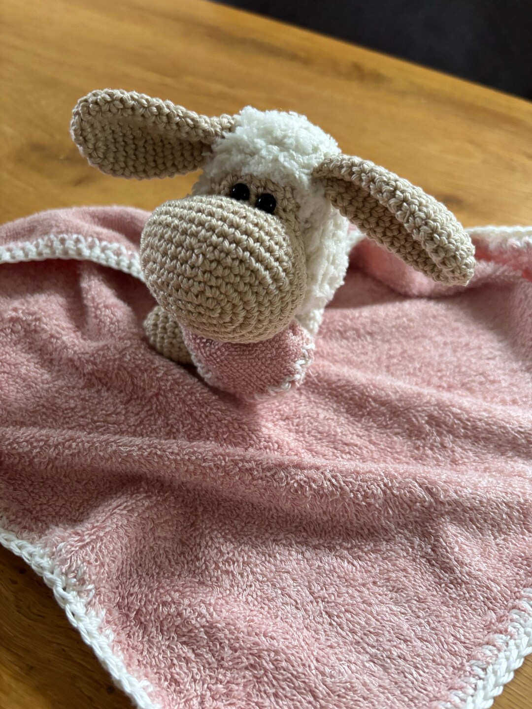 Cuddle Cloth With Crocheted Sheep - Etsy