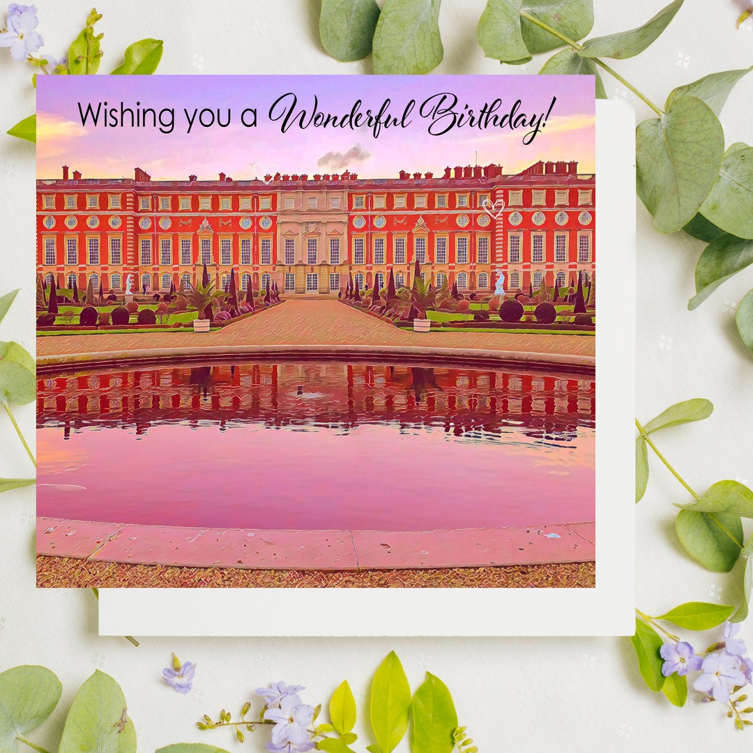 Pack of 5 Hampton Court Birthday Cards, Luxury Cards, UK Birthday Card ...