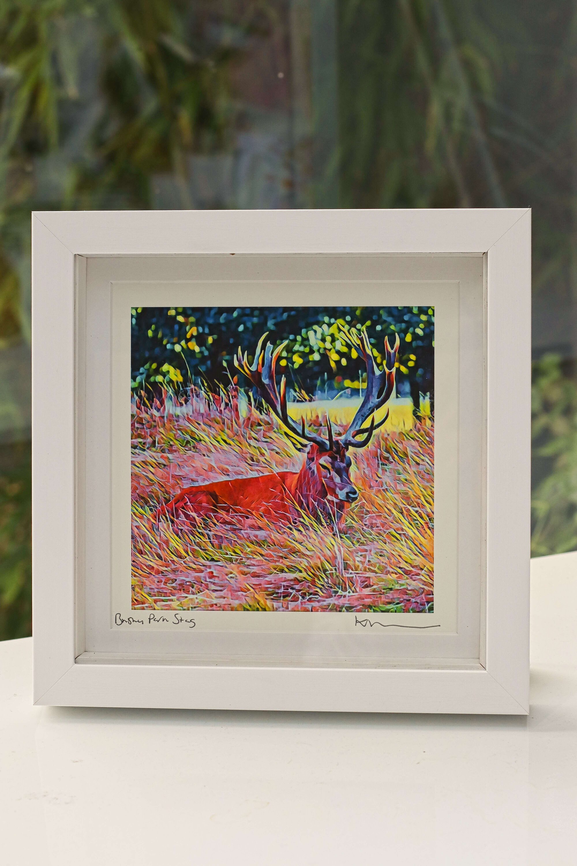 Framed Stag Wall Art Stag Print UK Deer Print Stag Head - Etsy UK