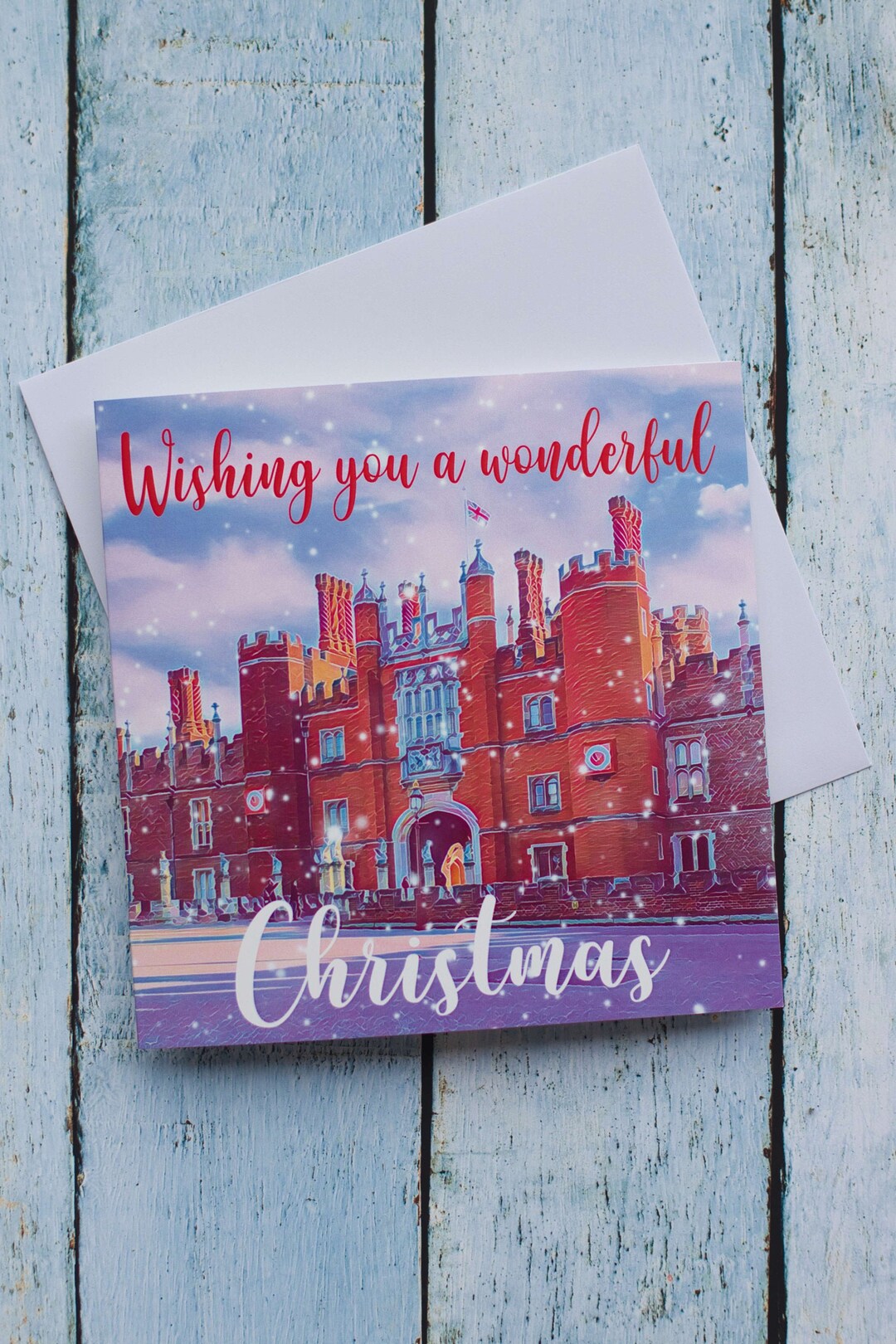 Hampton Court Palace Christmas Card 2021 Snowy Christmas Card - Etsy