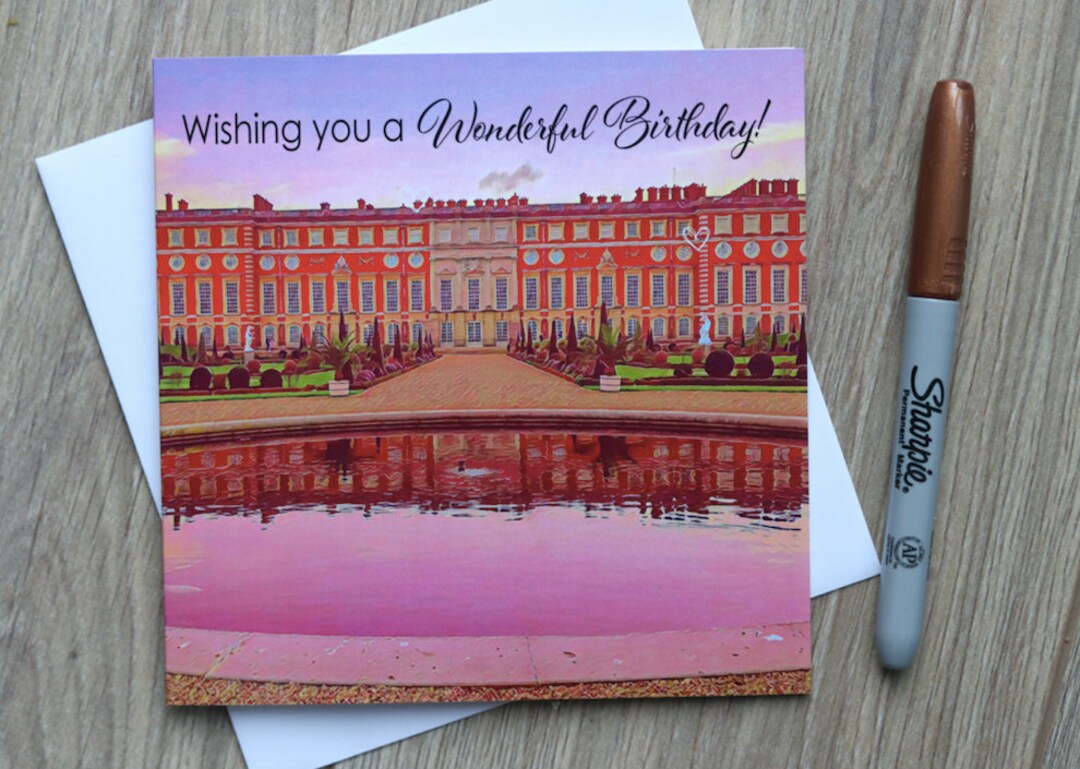 Luxury Hampton Court Palace Birthday Card, Bridgerton Card, Birthday ...