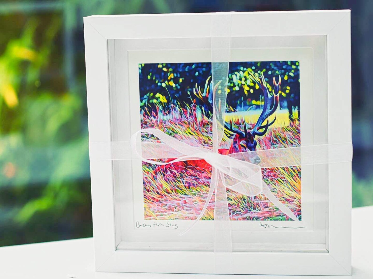 Framed Stag Wall Art Stag Print UK Deer Print Stag Head - Etsy UK