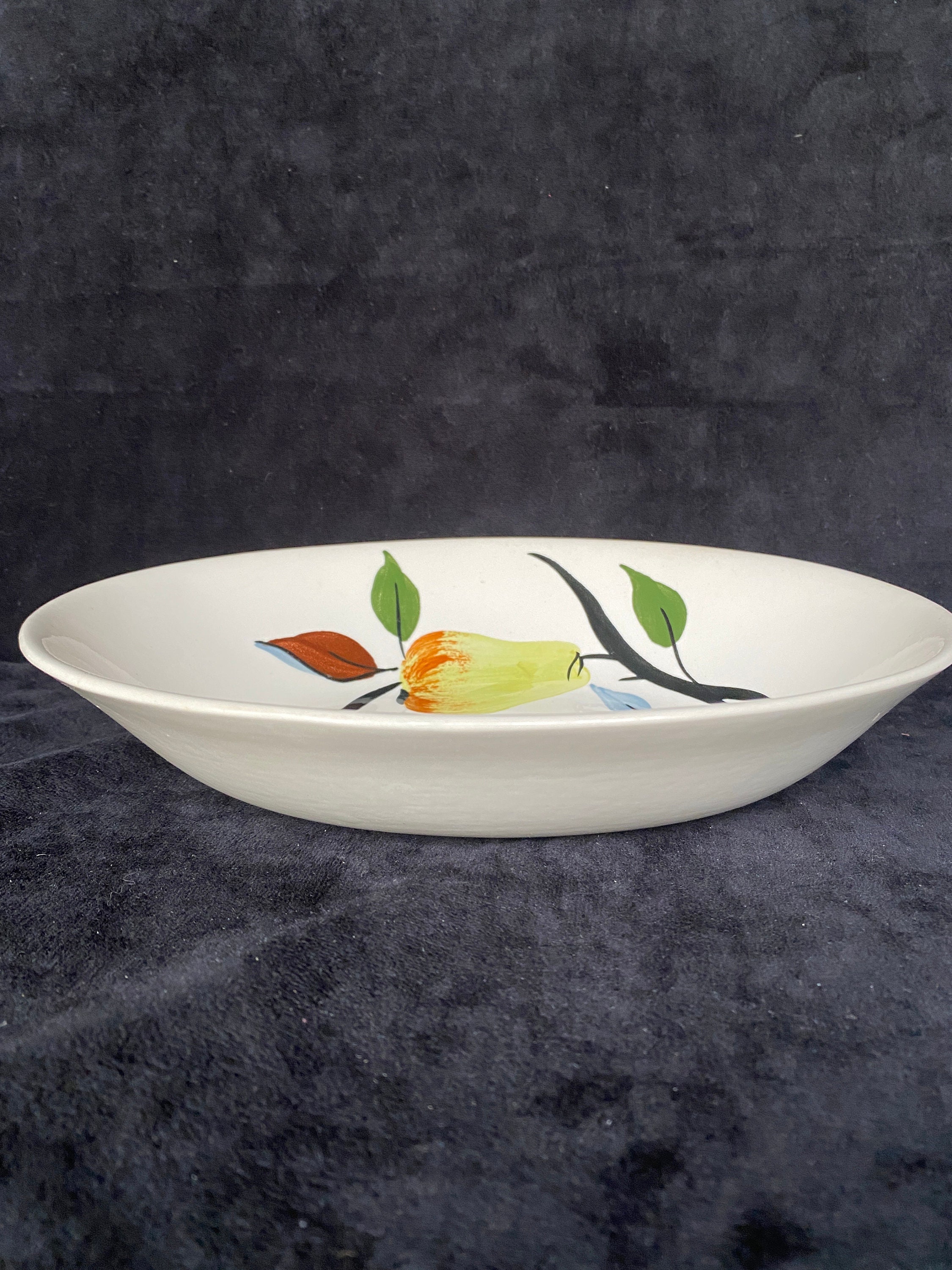 Blue Ridge Southern Pottery, anjou, Skyline, Pear Dishes 4159 - Etsy