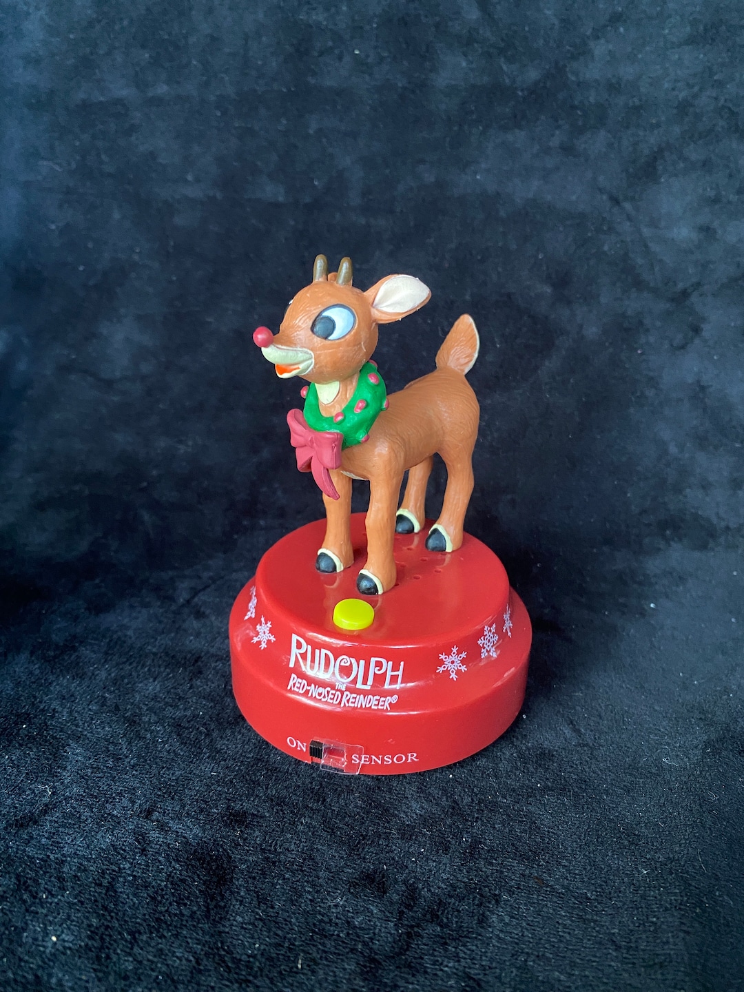 Rudolph the Red Nosed Reindeer Musical Figurine - Etsy