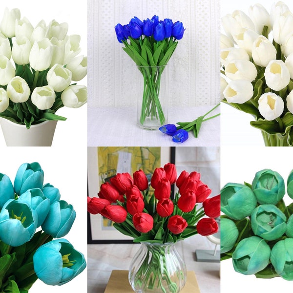 Real Touch Tulips Etsy
