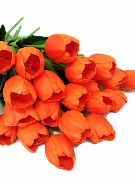 USA Seller XL 26 Inch Real Touch Tulips Artificial PU Flowers - Etsy