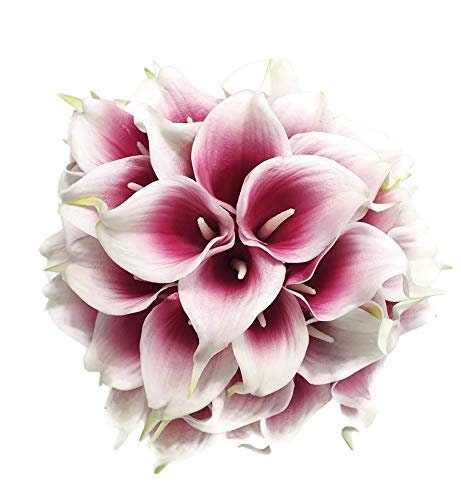 USA SELLER Pacific Blue Real Touch 18 Pcs Artificial PU Calla - Etsy