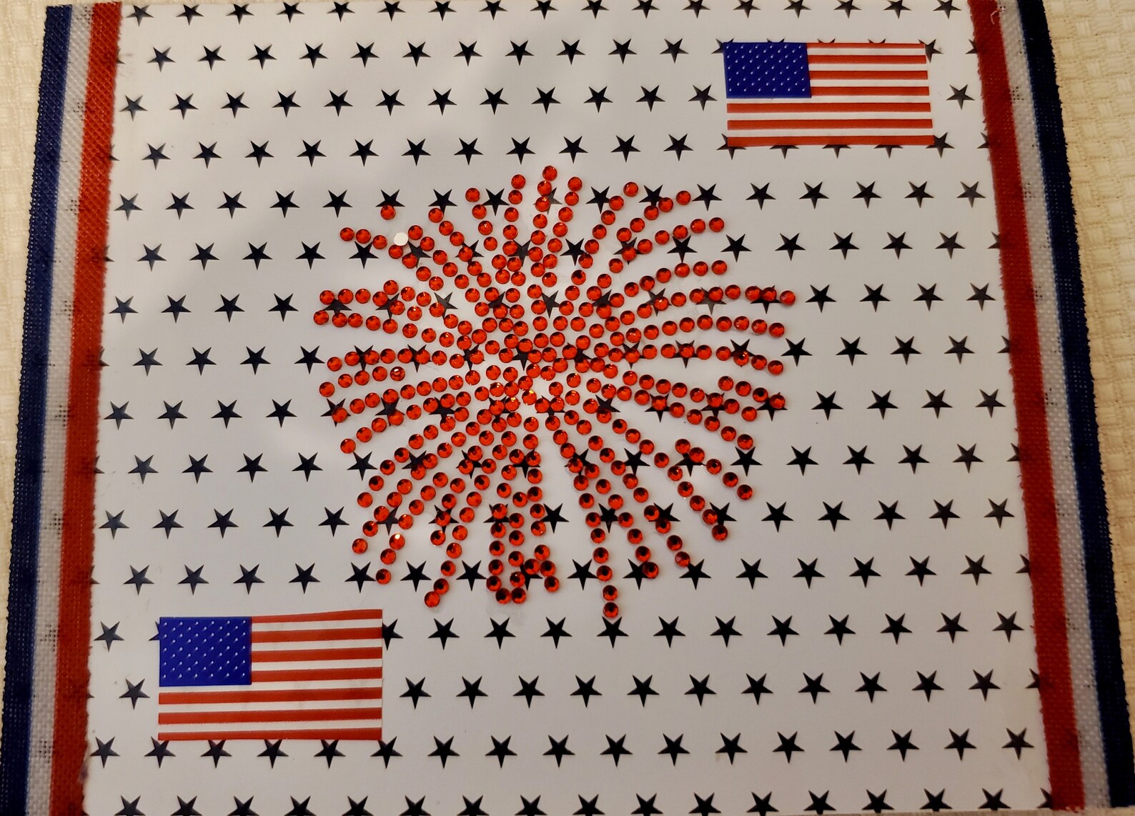 Set of 8 Patriotic July 4th Handmade Blank Cards With Envelopes - Etsy