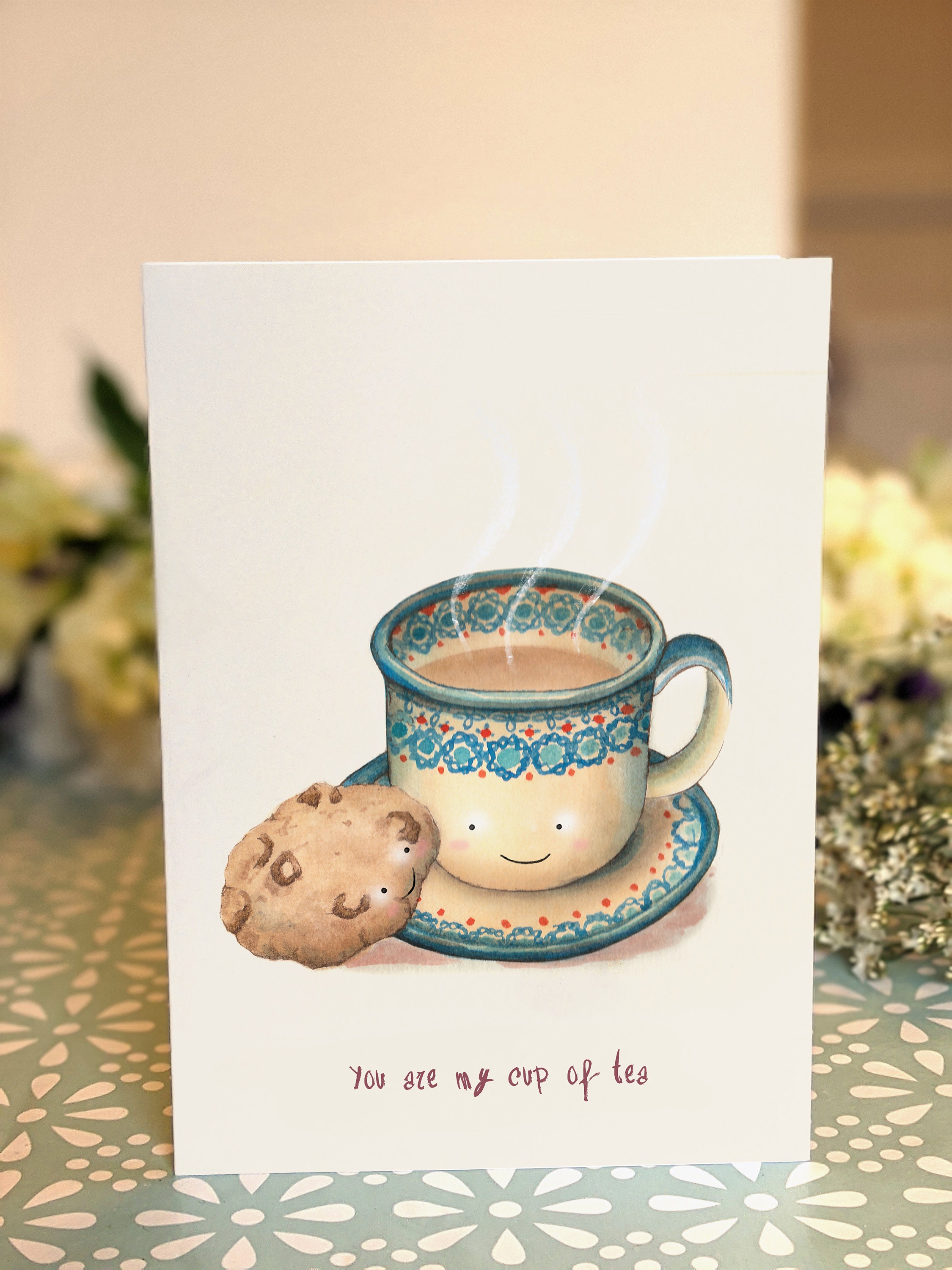 You Are My Cup of Tea Valentine's Card - Etsy UK