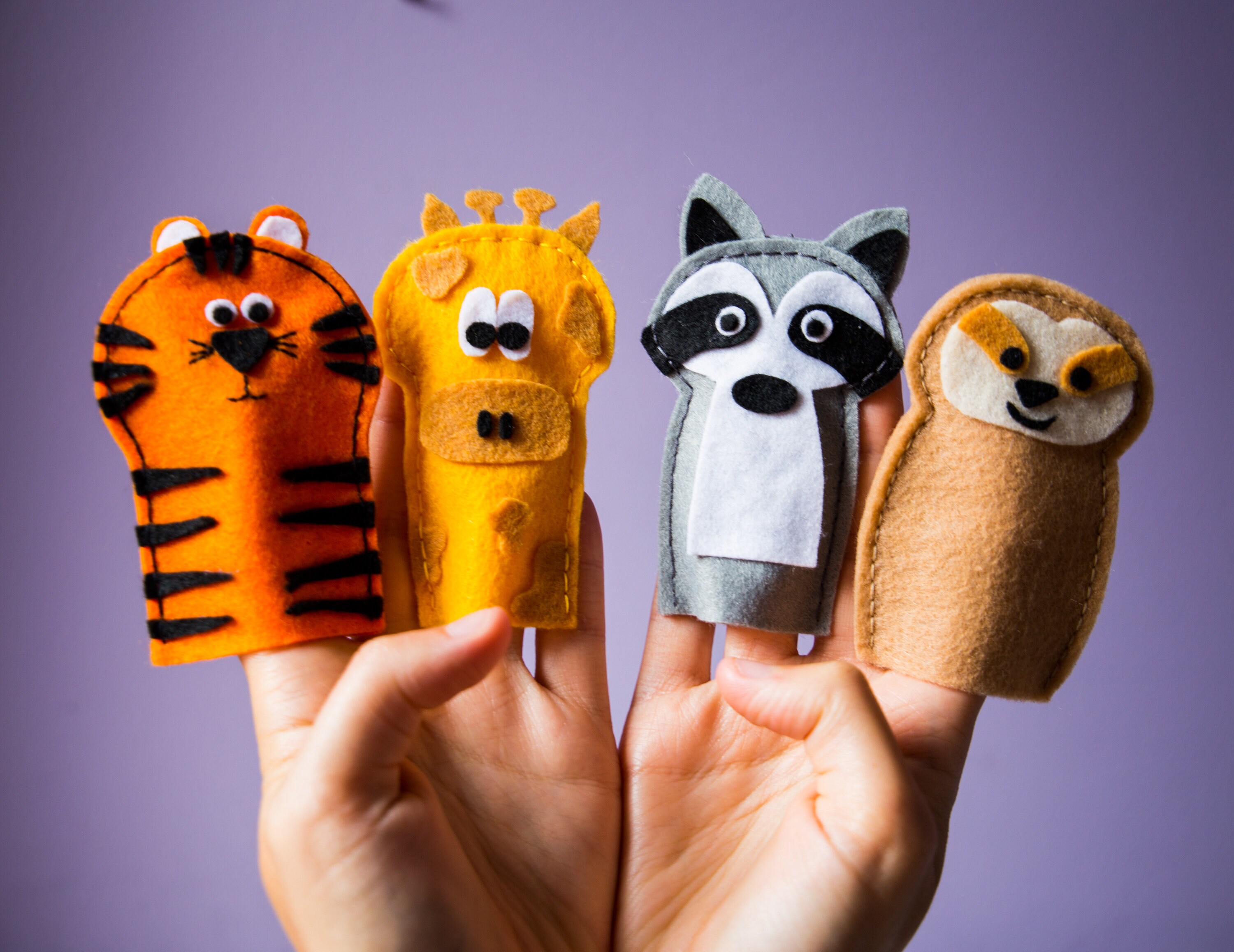 Animal Finger Puppets - Etsy