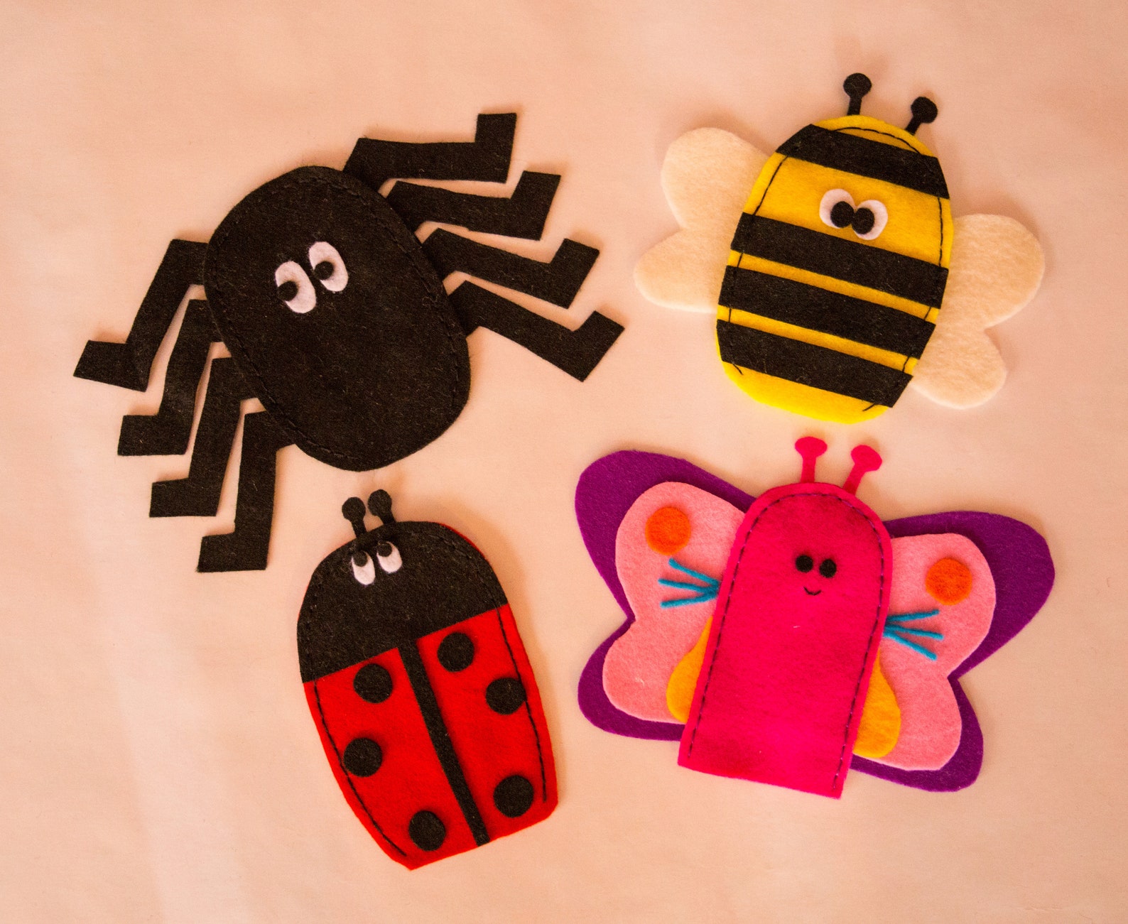 Animal Finger Puppets - Etsy