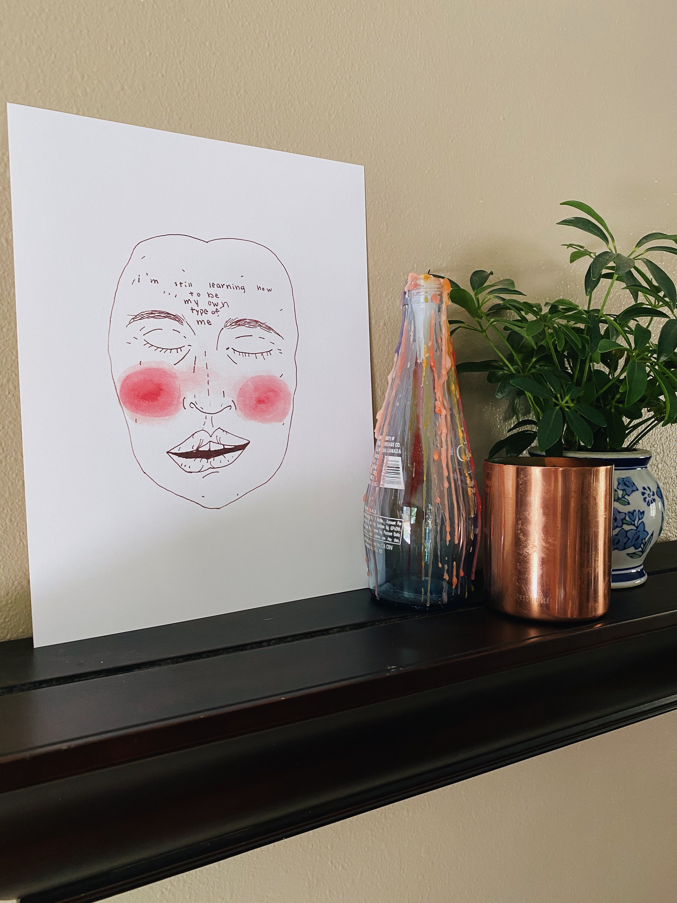 Original Art Print My Own Type of Me - Etsy