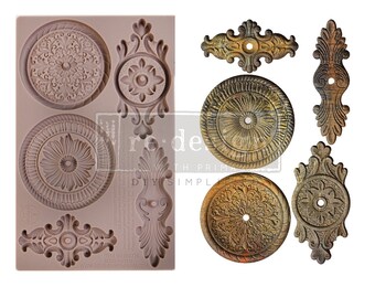 Finley Silicone Mold - Redesign With Prima Decor Mould - 5"x8" - New ...