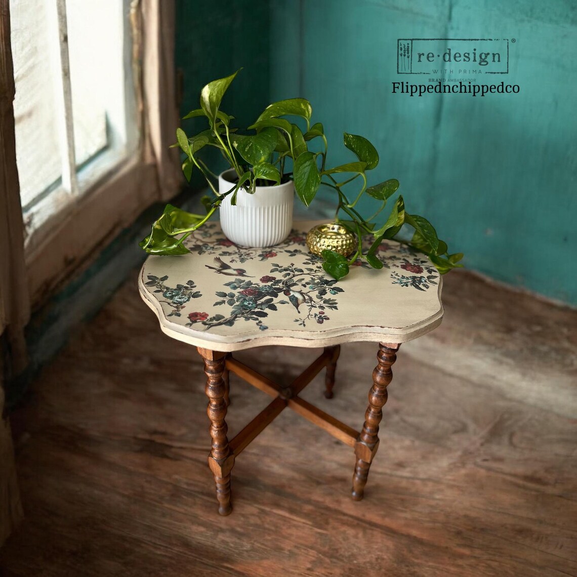The Rosy Nest Furniture Transfer - Redesign With Prima Floral Middy ...