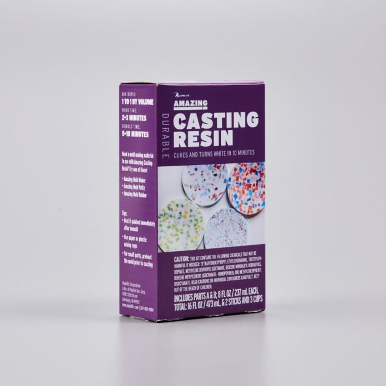 Amazing Casting Resin - Perfect for Silicone Moulds - Casting Molds Kit ...