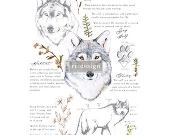 Gray Wolf Decal | Etsy