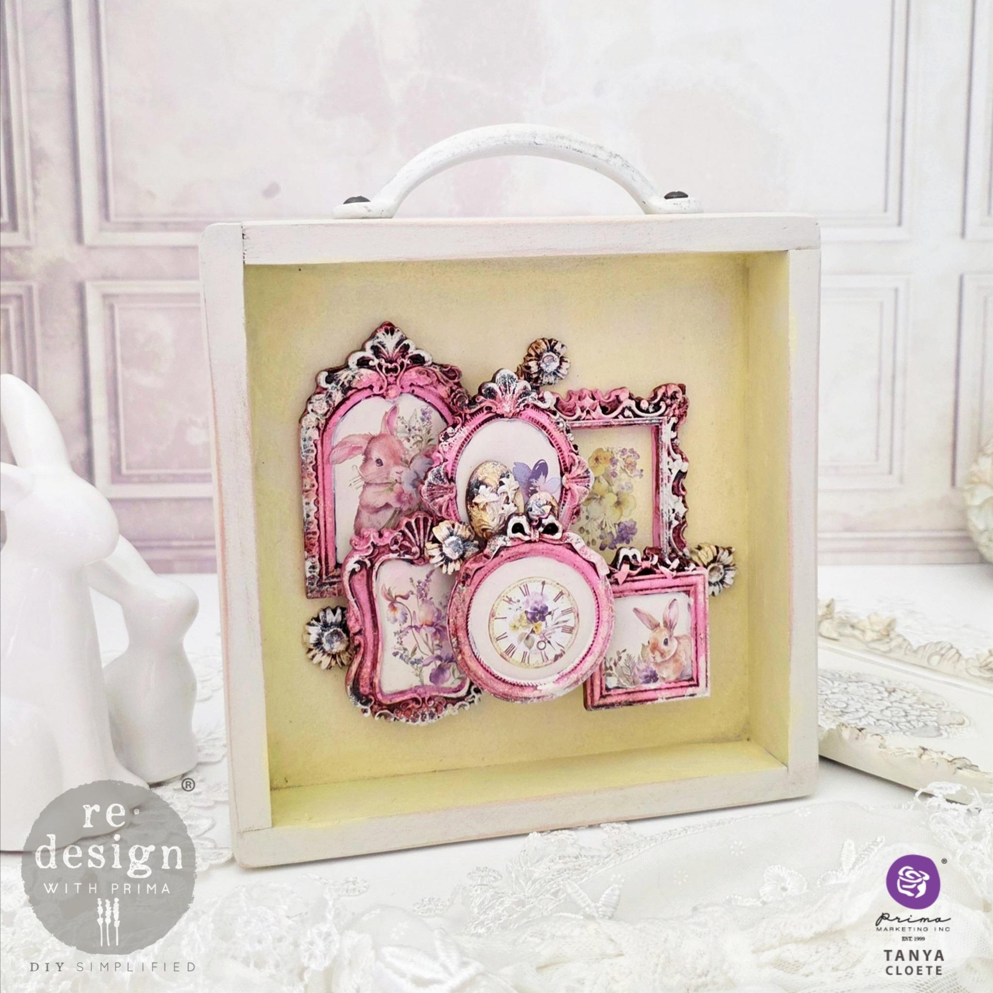 Hop Into Spring Furniture Transfer - Redesign With Prima Middy Decal ...