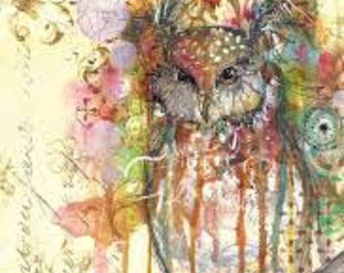 The Owl Decoupage Paper Roycycled Treasures 20x - Etsy