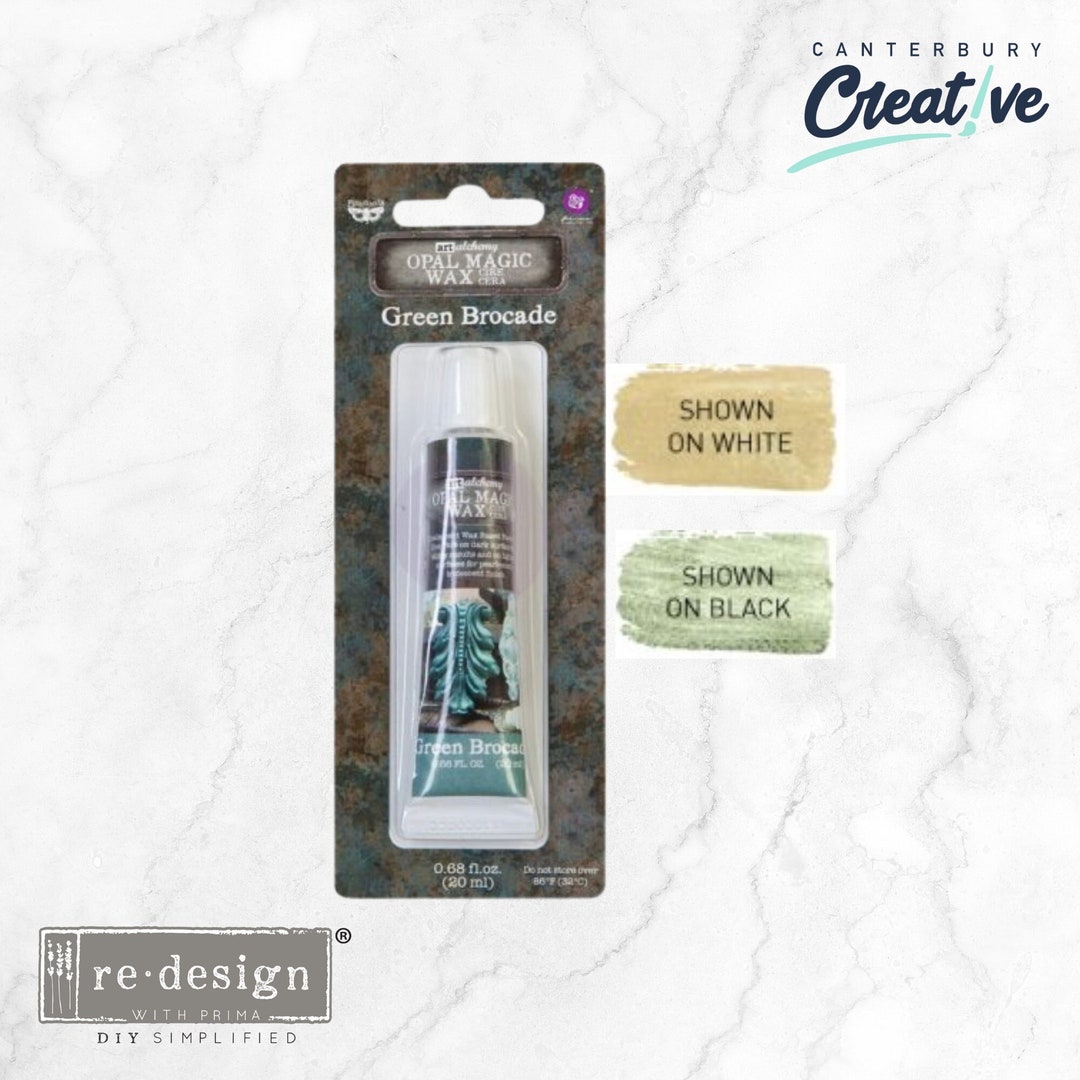 Green Brocade - Opal Magic Wax by Art Alchemy - Mixed-media Wax for ...