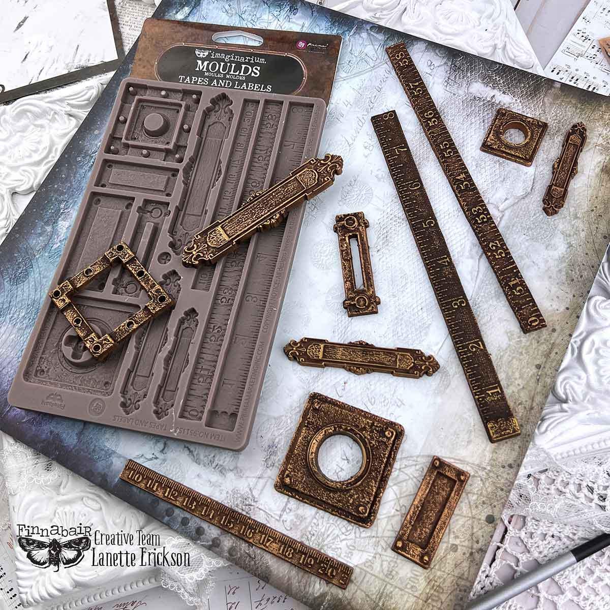 Tapes & Labels Silicone Molds - Redesign With Prima Decor Mould 5"x 8 ...