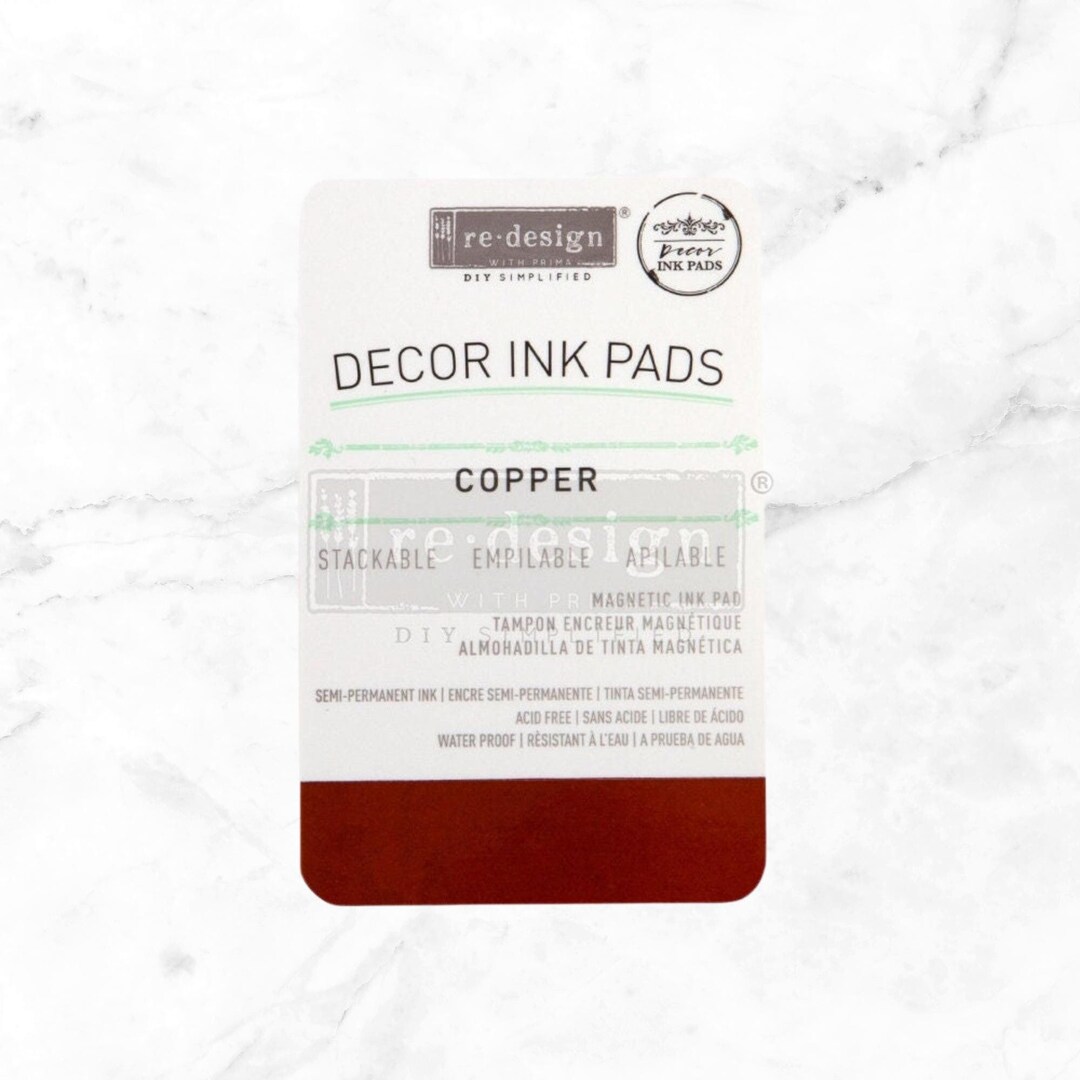 Copper Ink Pad - Redesign With Prima - Perfect for Redesign Stamps ...