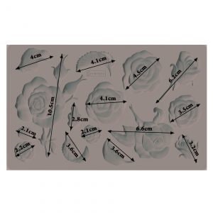 Fragrant Roses - Redesign With Prima Mould - Decor Molds 5"x8" Fast ...