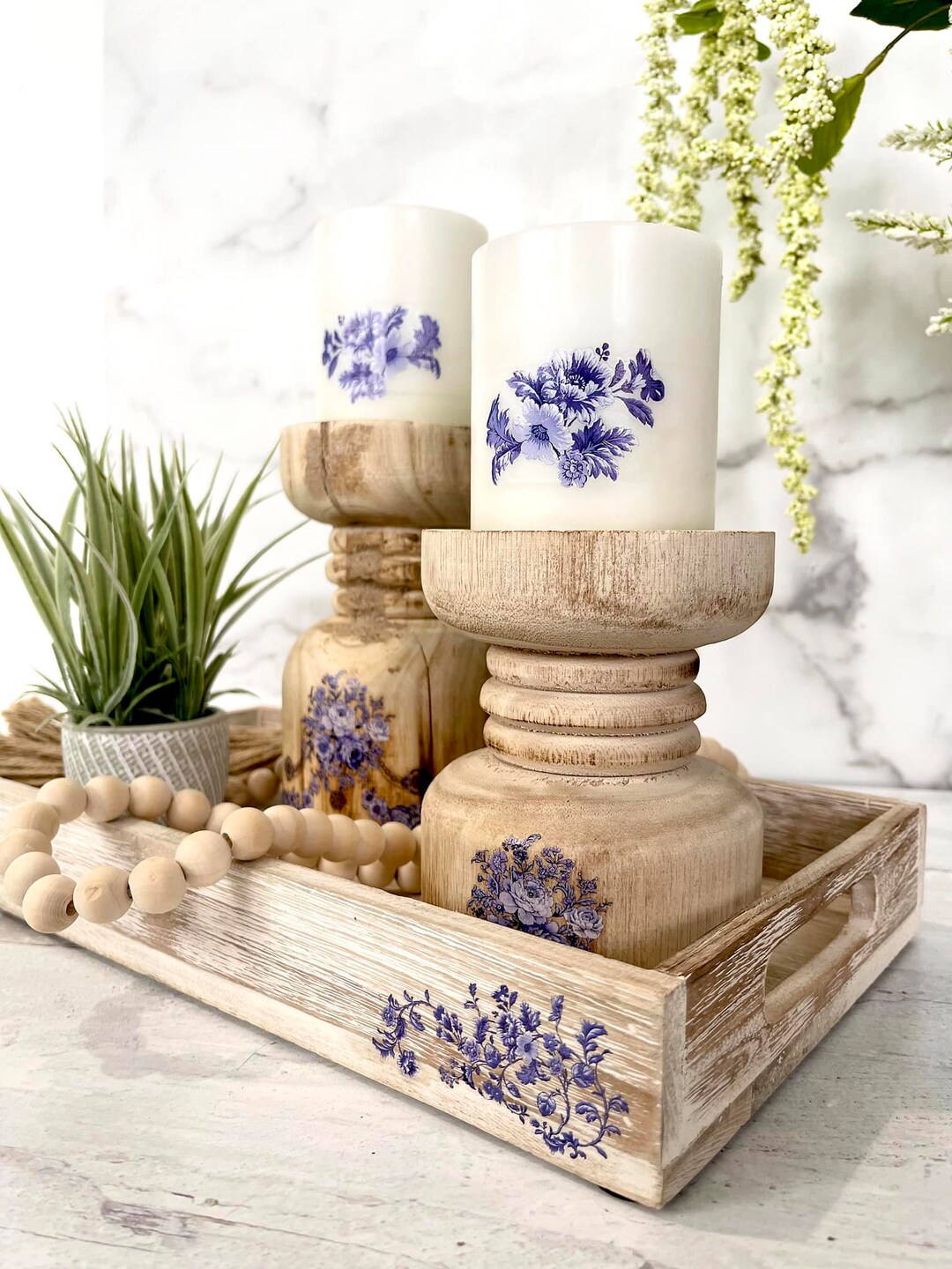 H2O Furniture Transfer - Azure Florals II - Redesign With Prima Decor ...