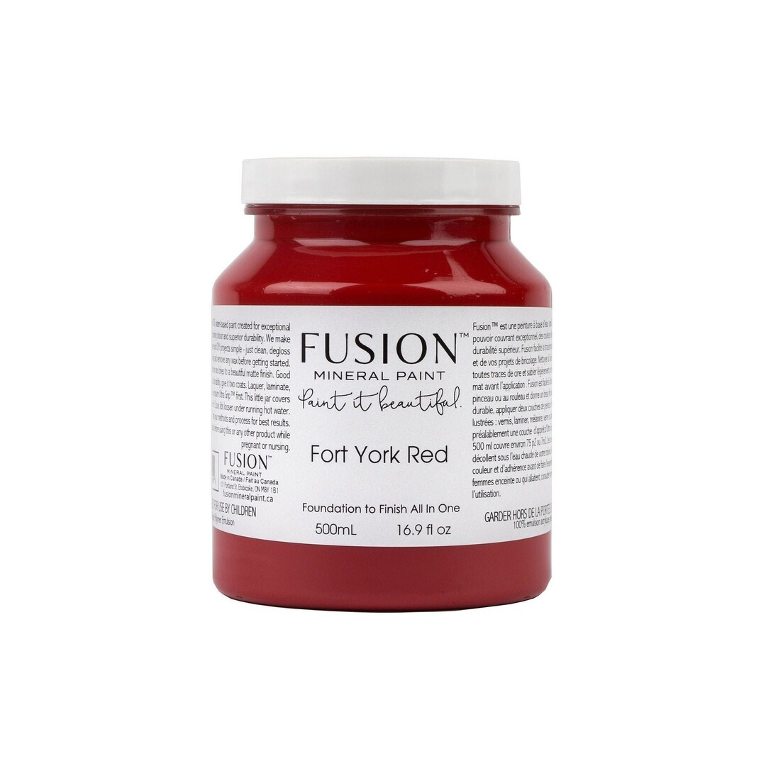 Fort York Red Fusion Mineral Paint - Matte Furniture and Cabinet Paint ...