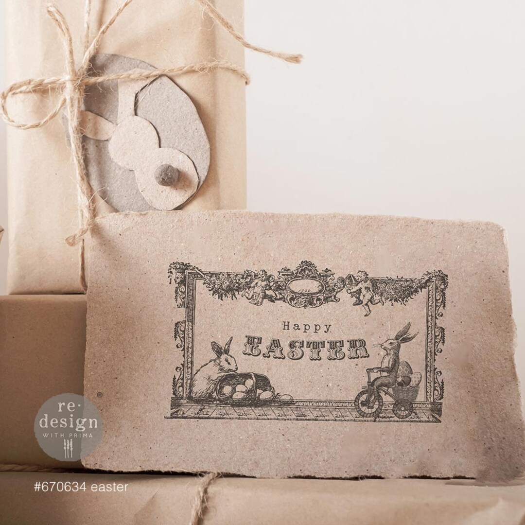 Easter Craft Stamps - Redesign With Prima - Clear Decor Stamp 8.5"x 11 ...
