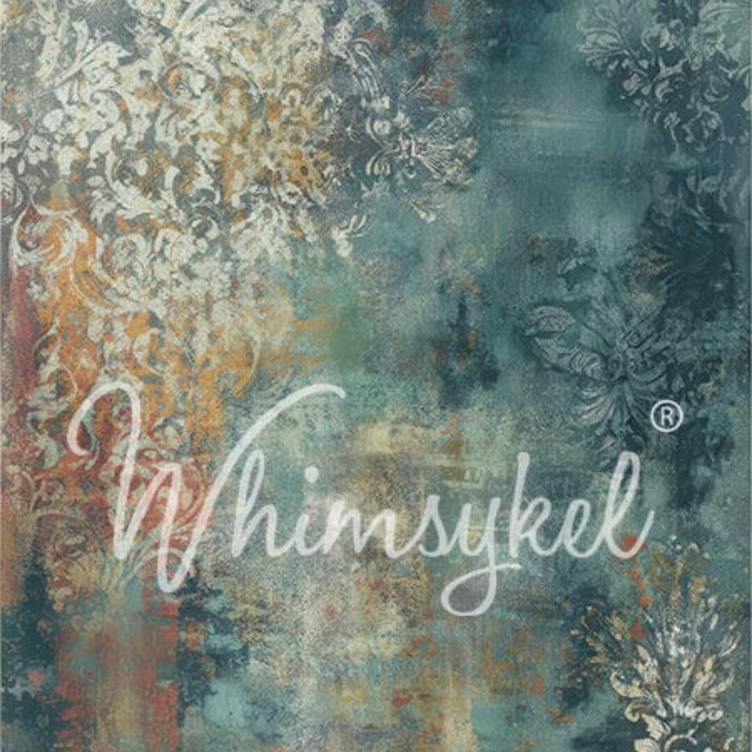 Winter Patina Furniture Decoupage - Whimsykel Designs Tissue Paper - Etsy