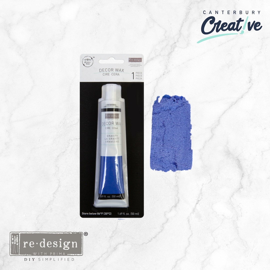 Gravity (blue) Metallic Gilding Wax - Decor Wax by Redesign With Prima ...