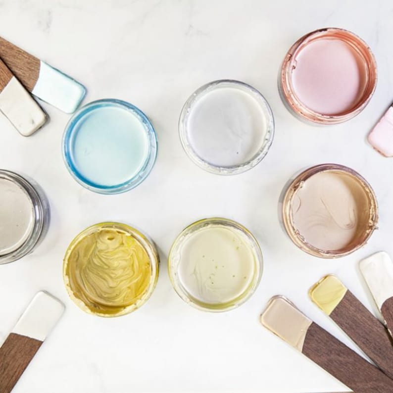 Rare Aqua Metallic Acrylic Paint - Redesign With Prima - Etsy