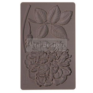 Peony Suede - Silicone Molds, Redesign With Prima Decor Mould ...