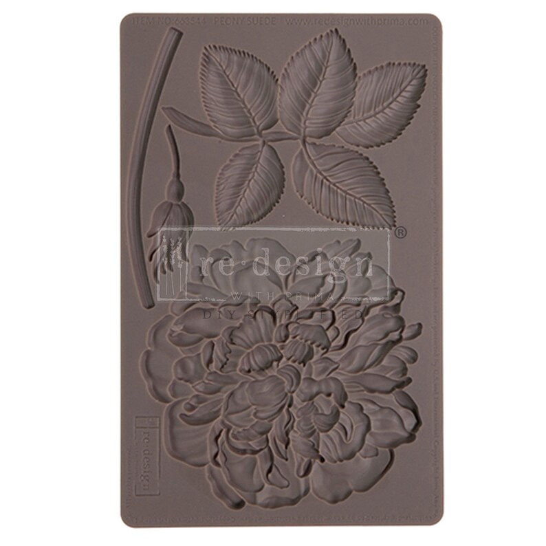 Peony Suede - Silicone Molds, Redesign With Prima Decor Mould ...