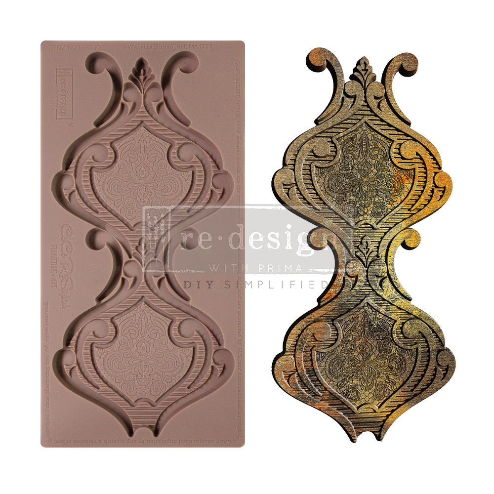 Darling Damask Silicone Mold - Cece Redesign With Prima Decor Mould 5 ...