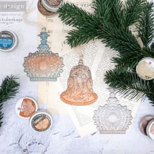 Holiday Silicone Mold - Silver Bells & Victorian Adornments - Redesign ...