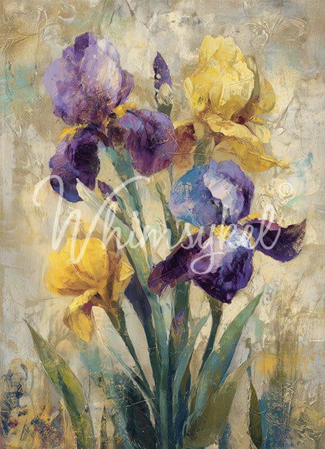 When Spring Fades Furniture Decoupage Paper - Whimsykel Designs ...