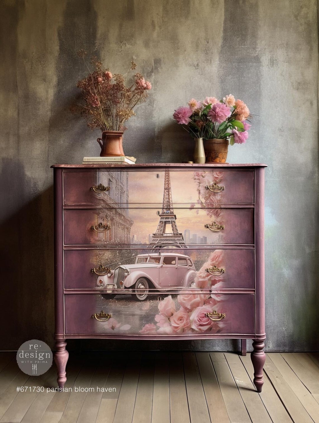 Parisian Bloom Haven Decoupage Paper Pack, Redesign With Prima ...