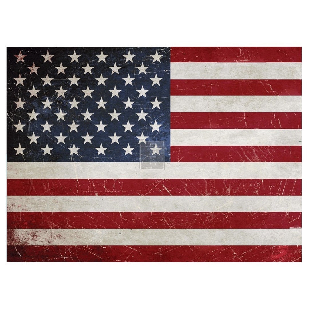 AMERICA Furniture Transfer - Redesign With Prima Decor Transfer - Flag ...