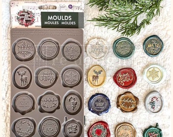 Papercraft Charms Silicone Mold - Redesign With Prima Decor Mould 5"x10 ...