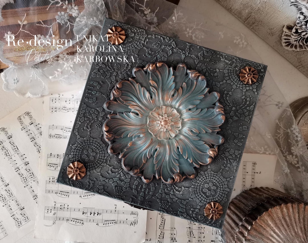 Engraved Medallions Kacha Silicone Mold - Redesign With Prima Decor ...
