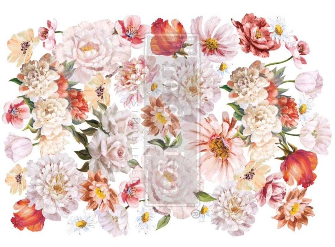 Pretty in Peach Redesign With Prima Decor Transfer, Rub on Furniture ...