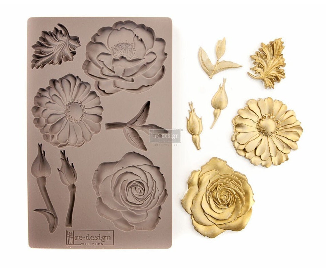 In the Garden - Redesign With Prima Decor Mould 5"x8" Silicone Molds ...