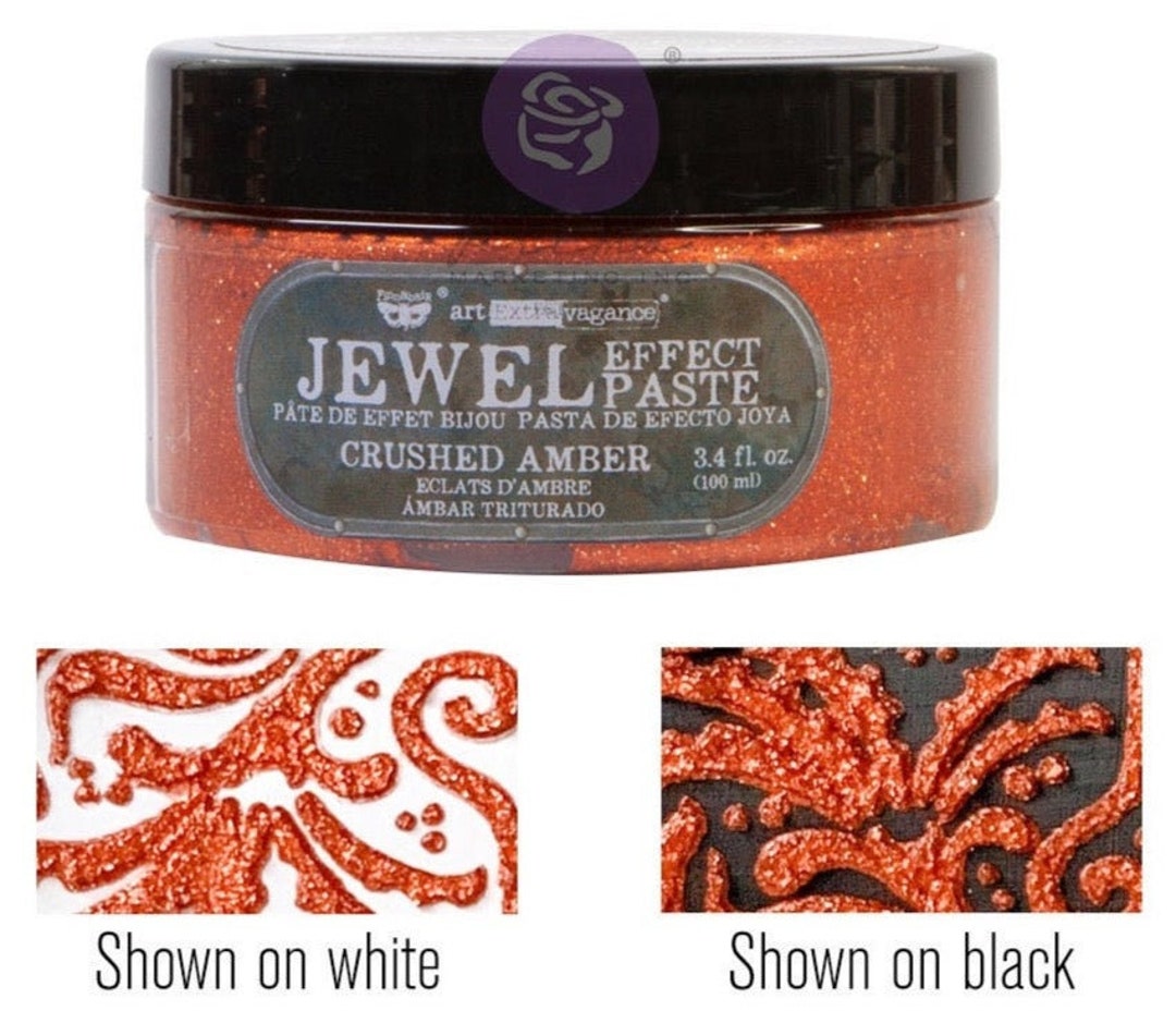 Crushed Amber Art Extravagence Jewel Texture Paste Sparkly - Etsy