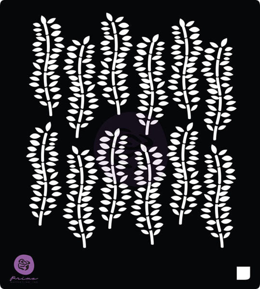 Shell Ginger Stencil by Finnabair Redesign With Prima NEW - Etsy