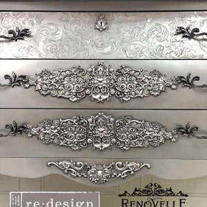 Golden Emblem Decor Mould, Redesign With Prima 5x 8 Molds for Clay - Etsy