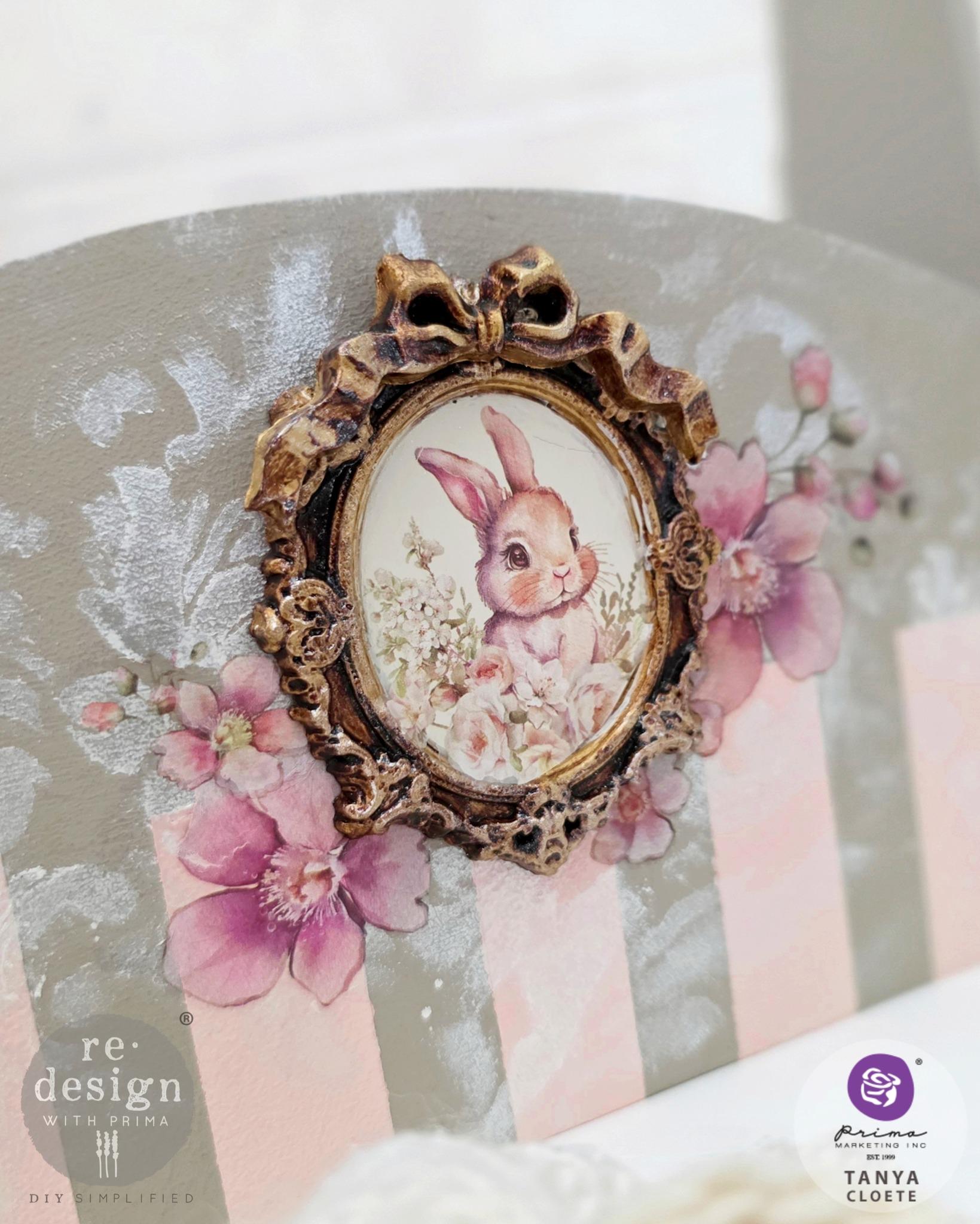 Hop Into Spring Furniture Transfer - Redesign With Prima Middy Decal ...