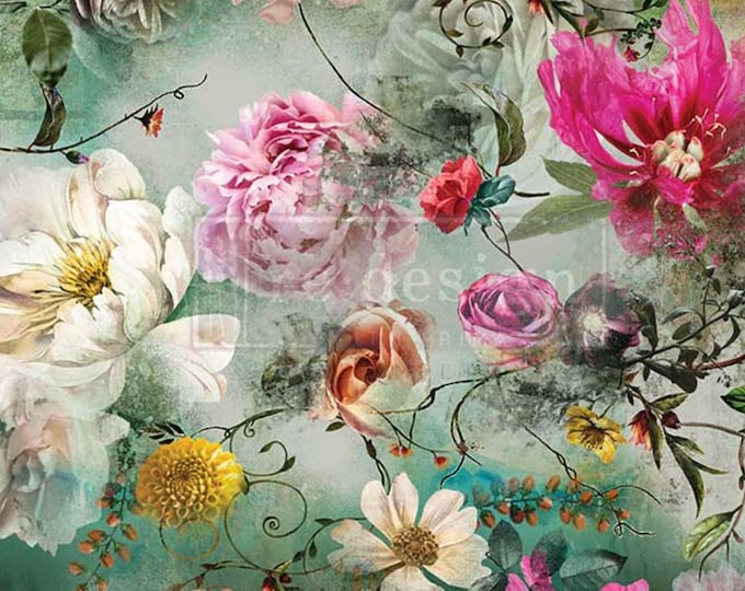 Elaine Decoupage Paper Redesign With Prima Decor Tissue Paper Furniture ...