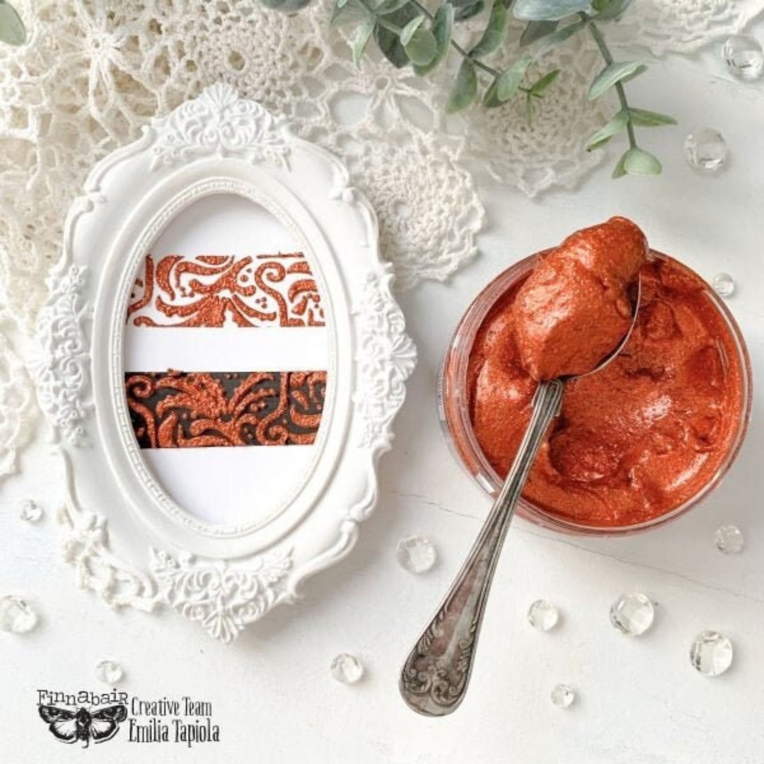 Crushed Amber Art Extravagence Jewel Texture Paste, Sparkly Paste ...