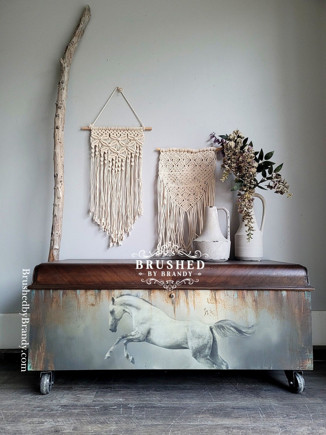 White Horses - Mint Decoupage Paper, MINT by Michelle, Furniture ...